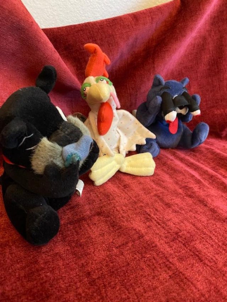 18 Meanie Babies Plush Animals - Etsy