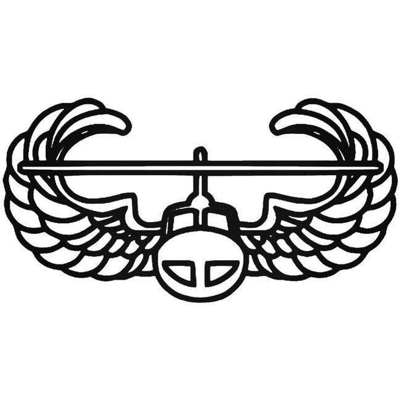 Air Assault Us Army Decal Etsy