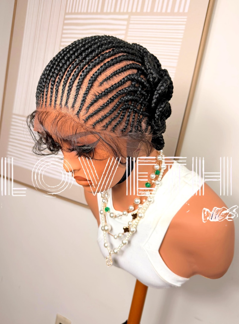 Ready to Ship Next Day(2days FREE SHIPPING)! Full Lace Braided Wig,box ...