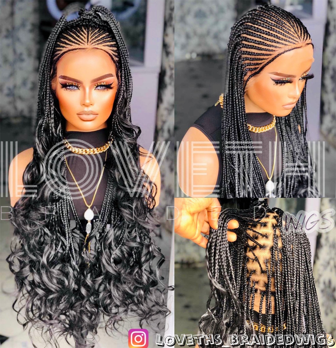 Ready To Ship Next Day2days Free Shipping Knotless Braided Wig Box