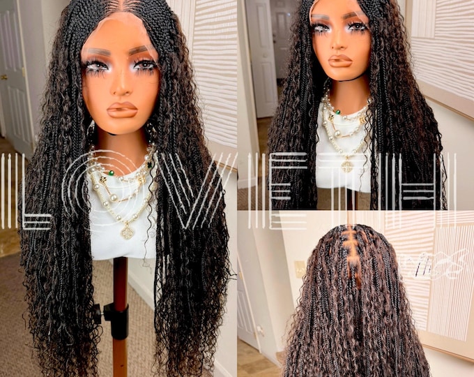 Ships Next Day (2-3 Days Mail) Full Lace Knotless Braided Wigs, Cornrow ...