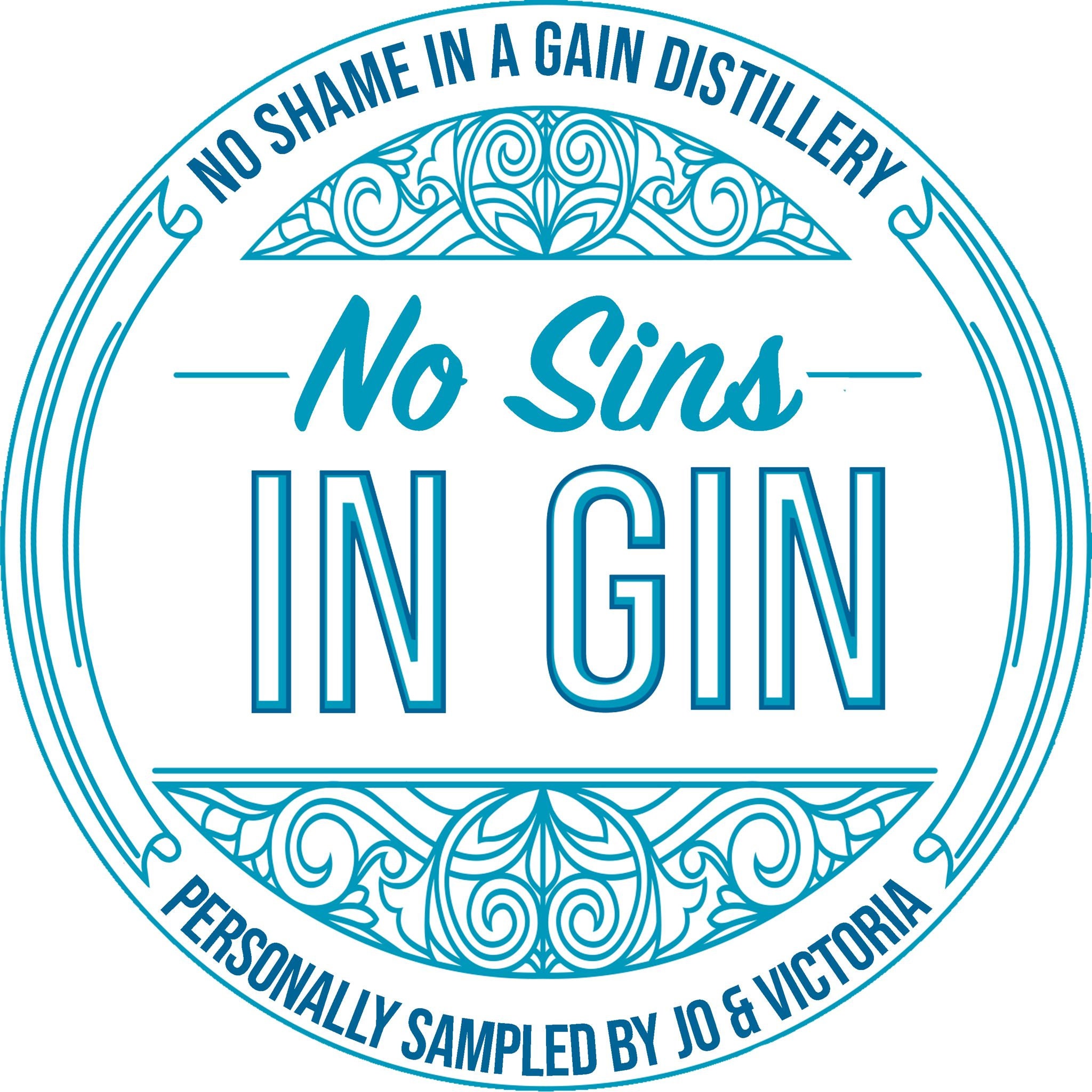 No Sins in Gin Sticker! - Etsy