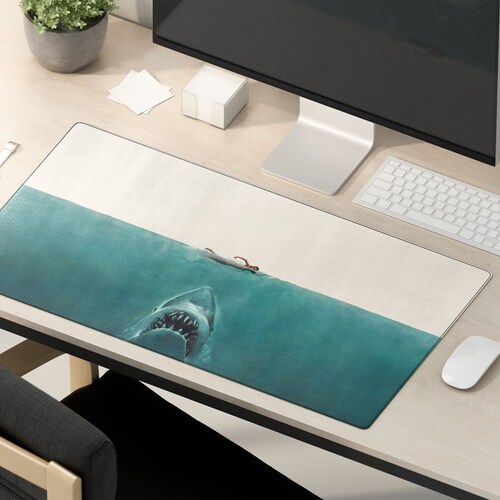 Jaws Desk Mat Jaws Large Mouse Pad Jaws Gaming Mouse Mat - Etsy