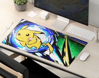 Desk Mat Pikachu | Etsy