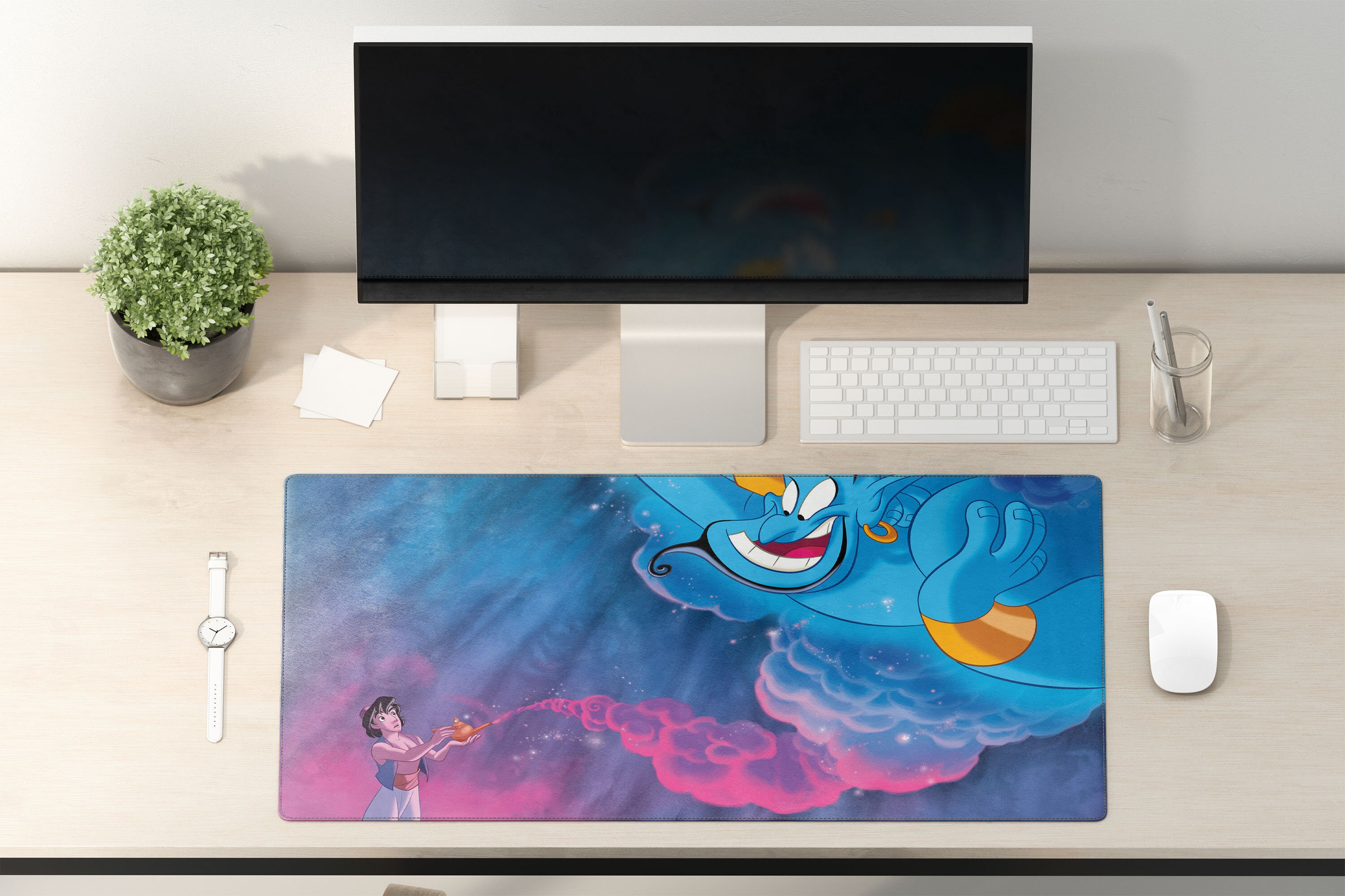 Aladdin Desk Mat Aladdin Mouse Pad Aladdin Mouse Mat - Etsy