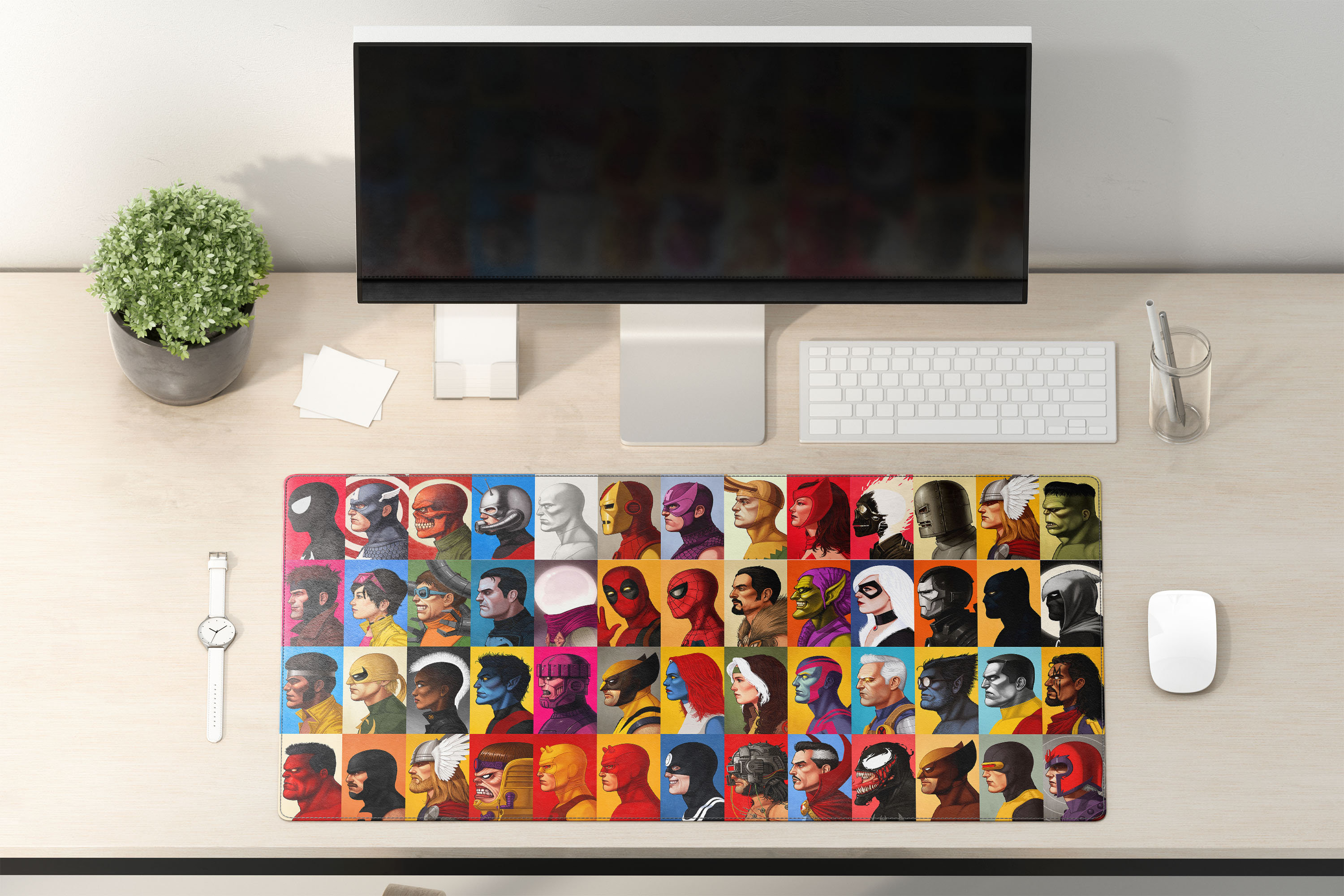 Electronics & Accessories Spider Man Gaming Mouse Pad Marvel Avengers Desktop Laptop Office ...