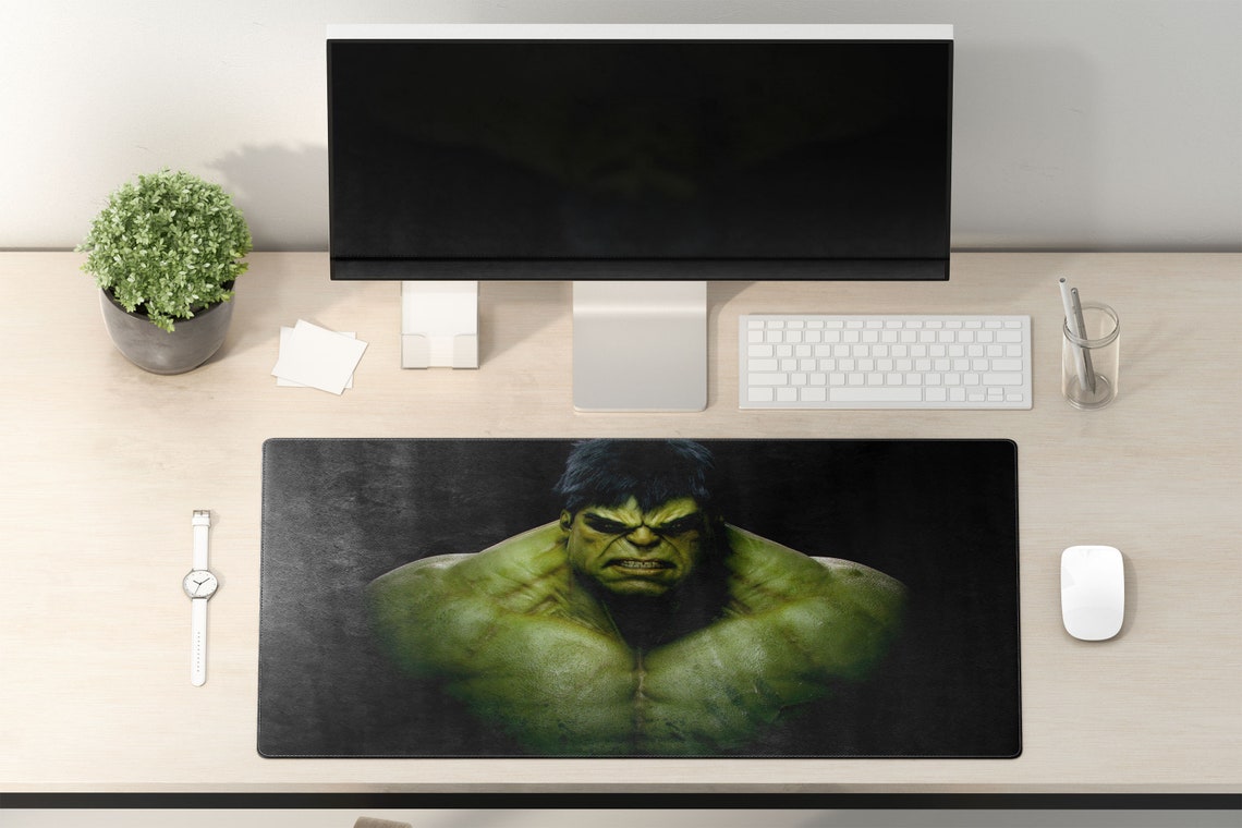 Hulk Desk Mat Hulk Mouse Pad Hulk Extra Large Mouse Pad - Etsy UK