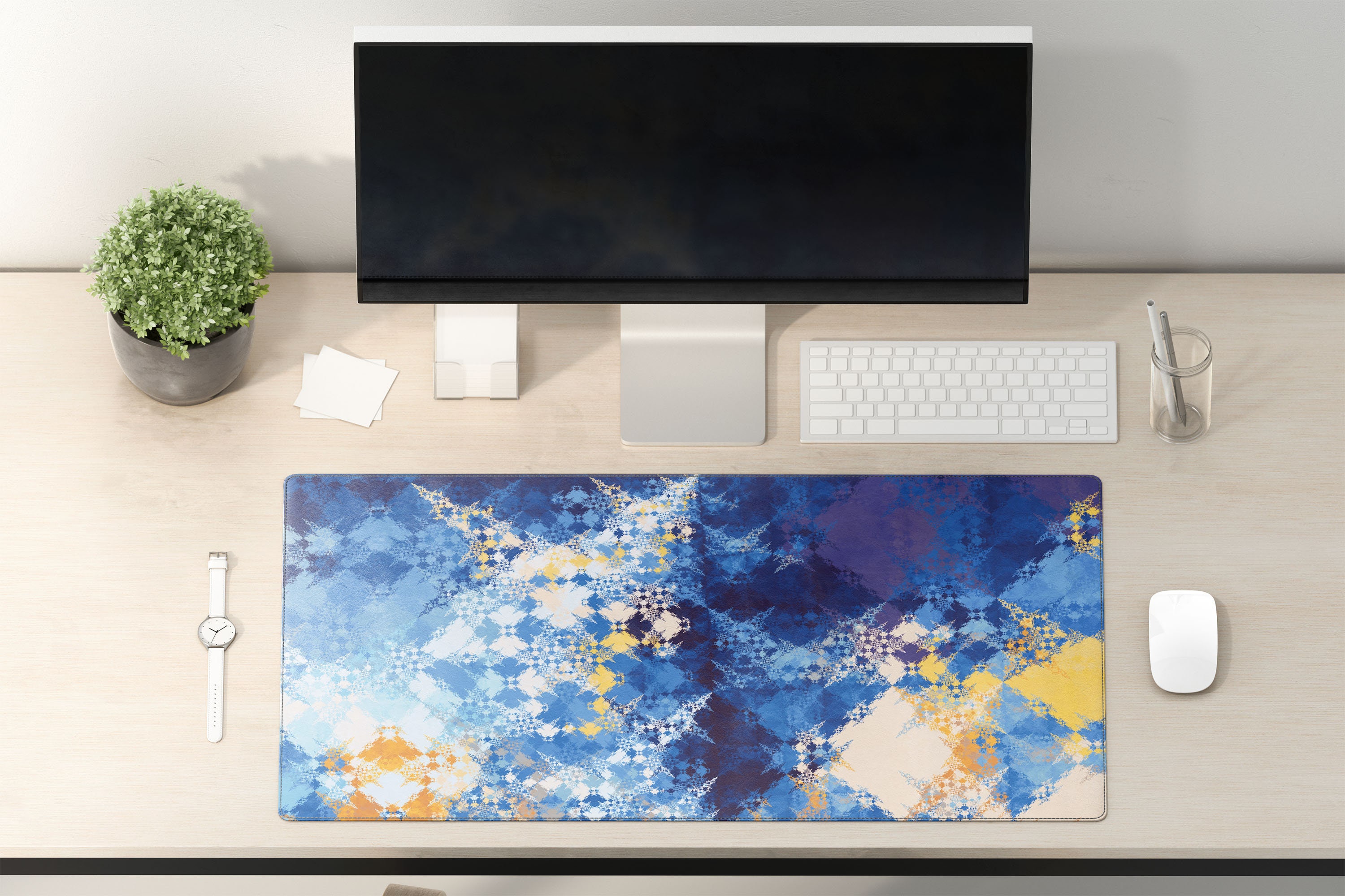 Abstract Art Desk Mat Abstract Pattern Extra Large Mouse Mat - Etsy UK