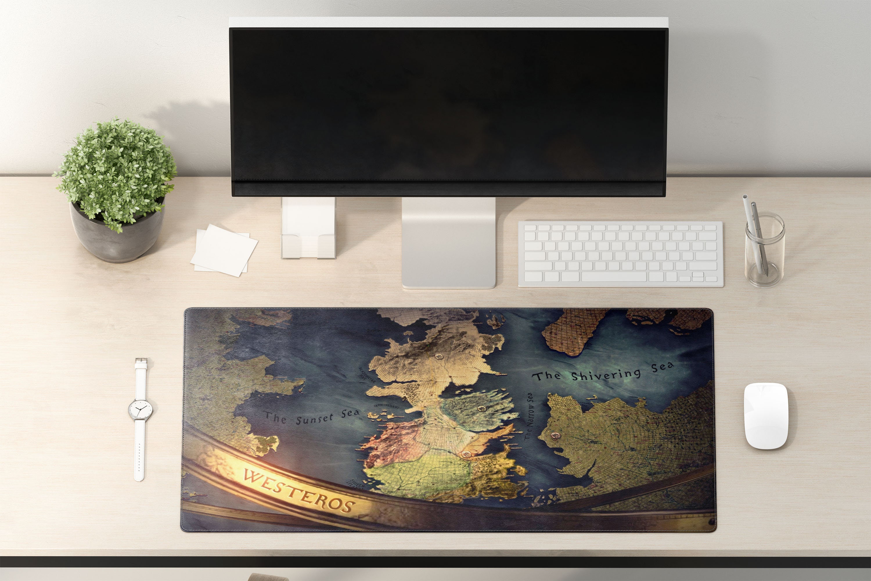 Westeros Map Desk Mat Westeros Map Large Gaming Mouse Pad - Etsy UK