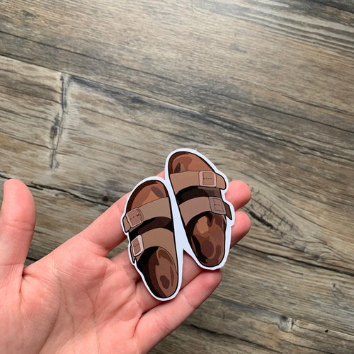 Birks Vinyl Sticker Birkenstock Shoes - Etsy