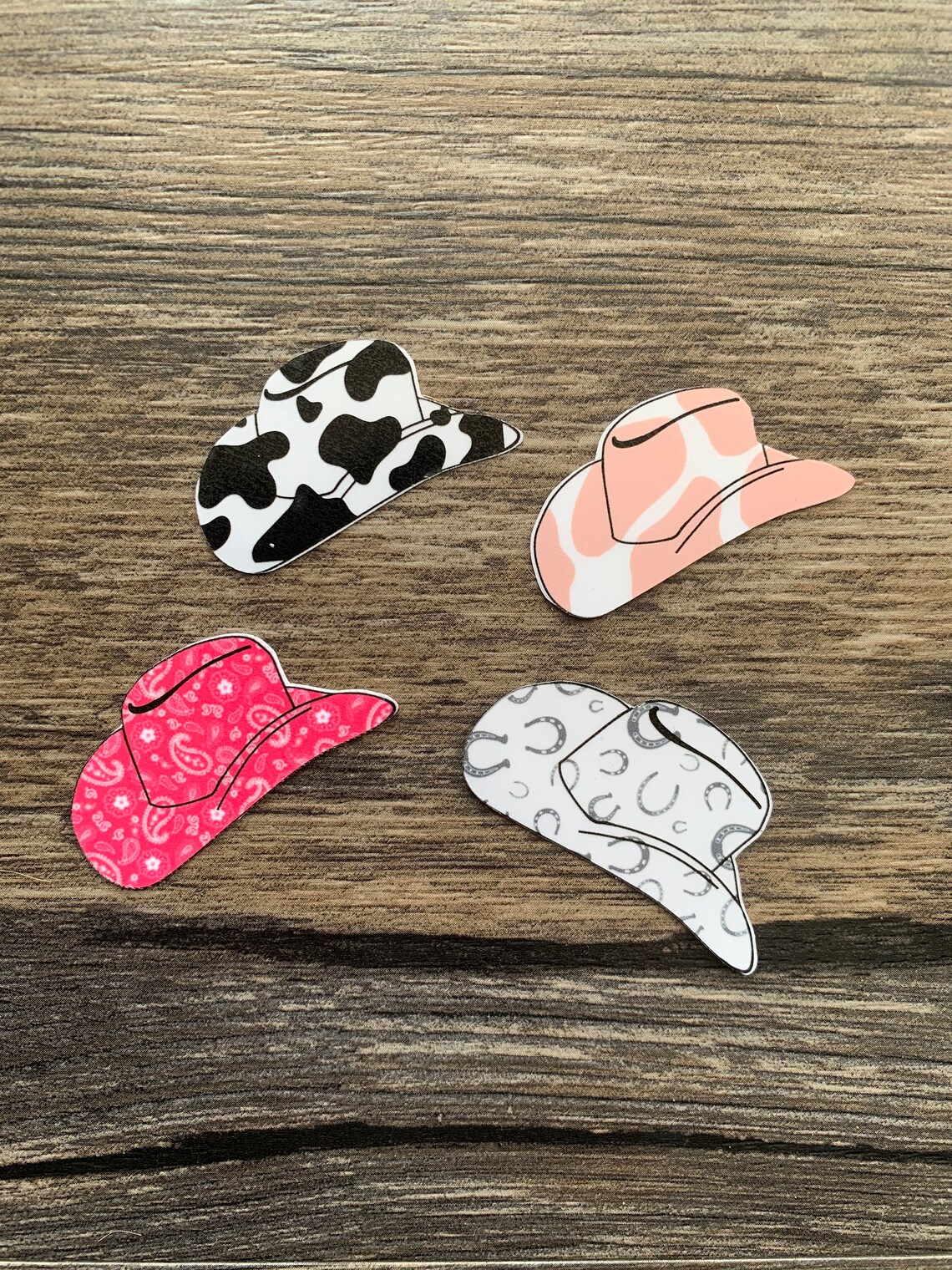 Cowgirl Cowboy Hats Vinyl Stickers. Western Theme Stickers - Etsy