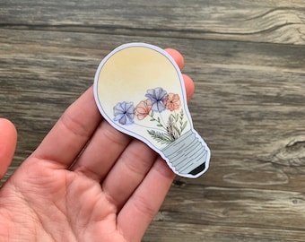 30 Cute Bright Idea/light Bulb/idea Planner Stickers - Etsy