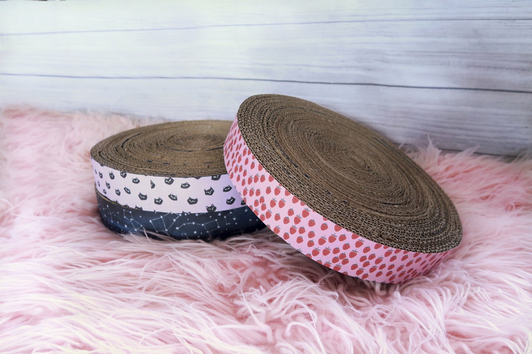 Cardboard Scratching Post Round Cat Scratcher Pet Furniture - Etsy