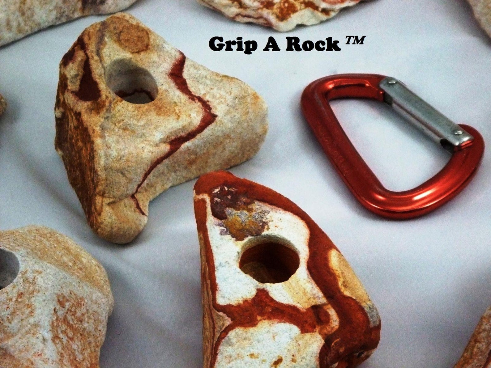 25 Bolt-on Rock Climbing Hand Holds Real Rock - Etsy