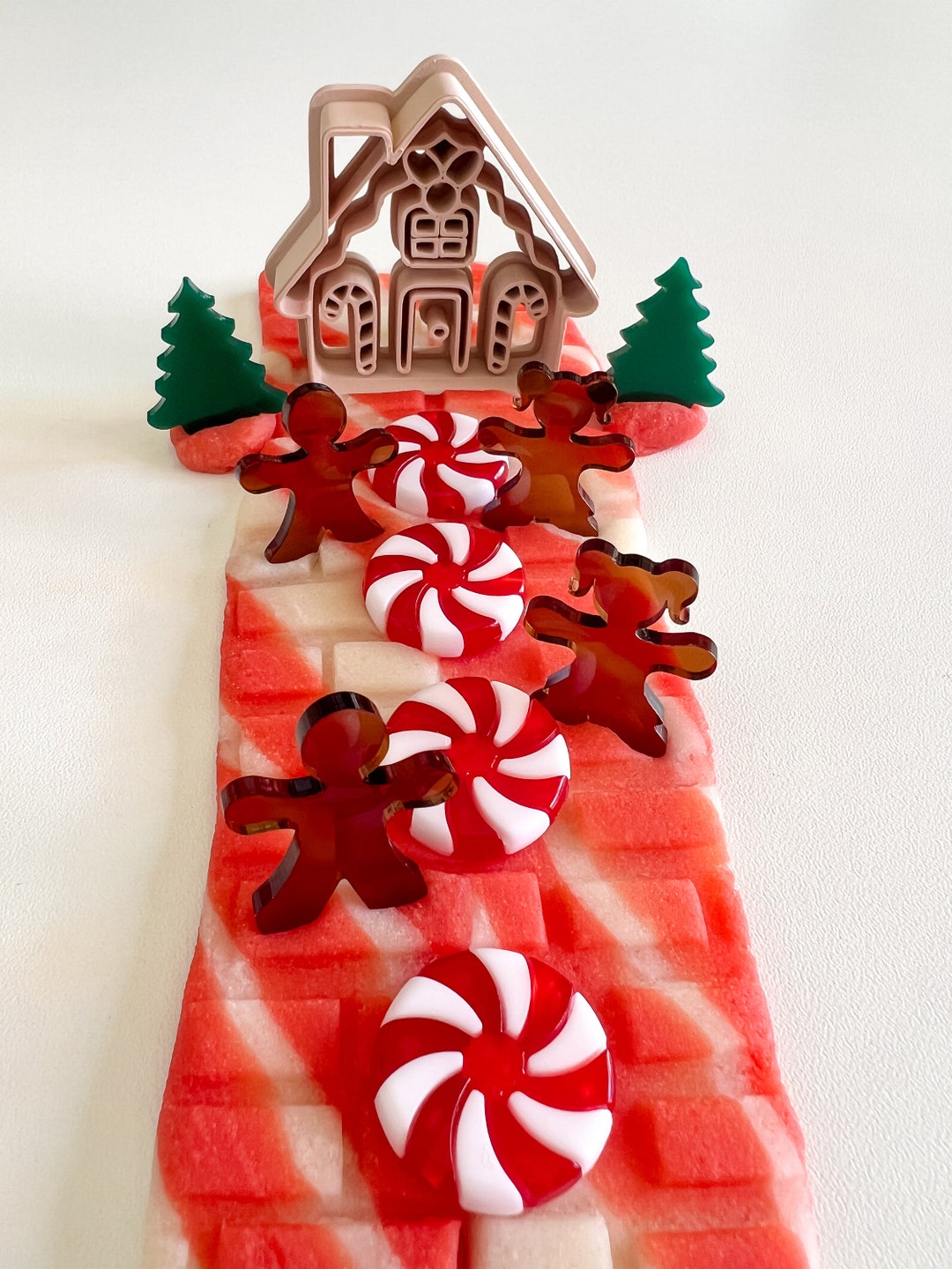 Gingerbread Land Play Dough Kit - Etsy