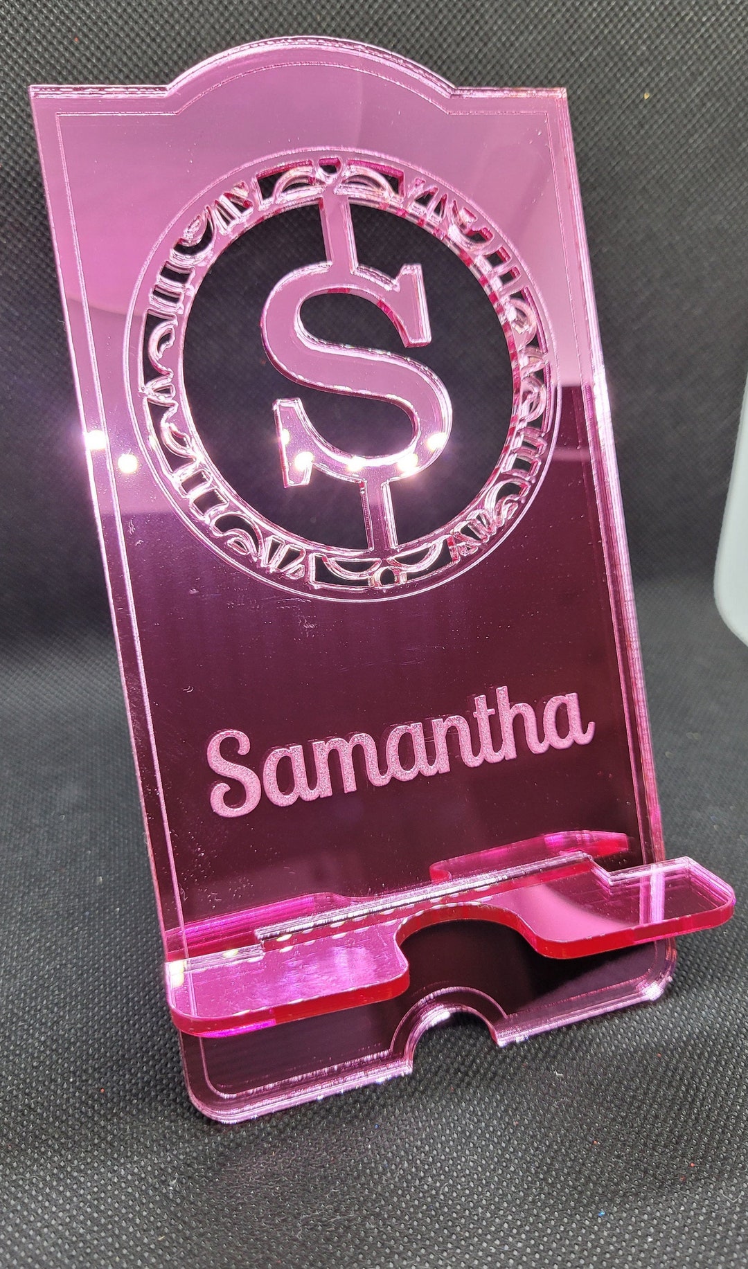 Monogram Mobile Phone Stands Personalized Phone Prop - Etsy