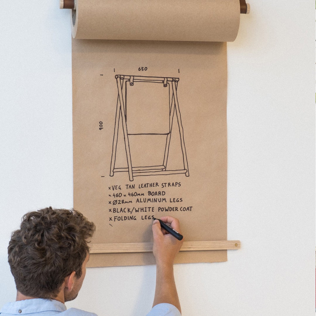 Wall Mounted Kraft Paper Roll Coloring Roll Paper Kraft - Etsy