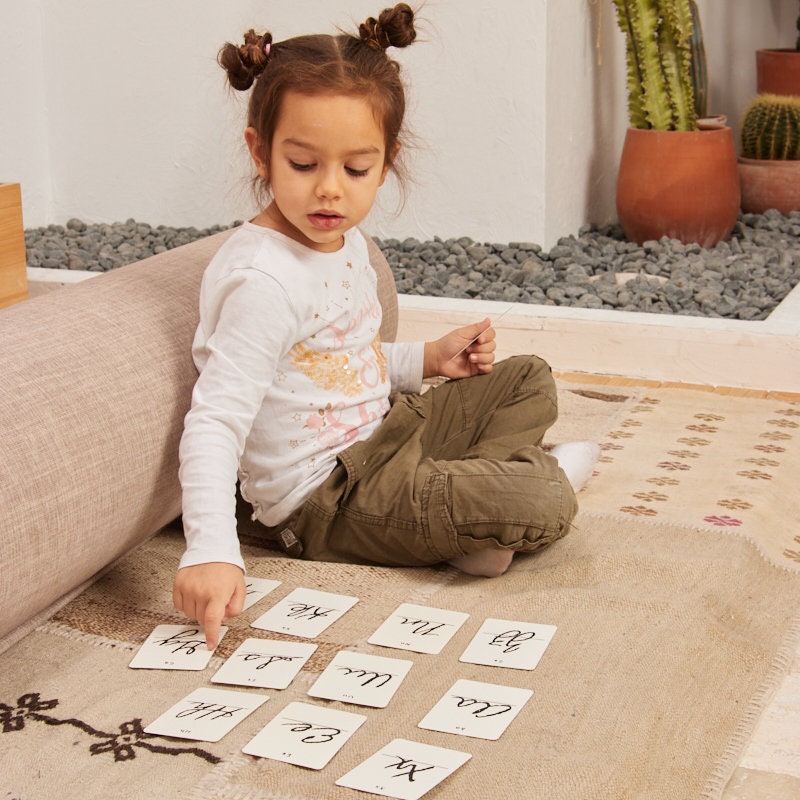 Wooden Alphabet and Handwriting Learning Set, Turkish Learning Board ...