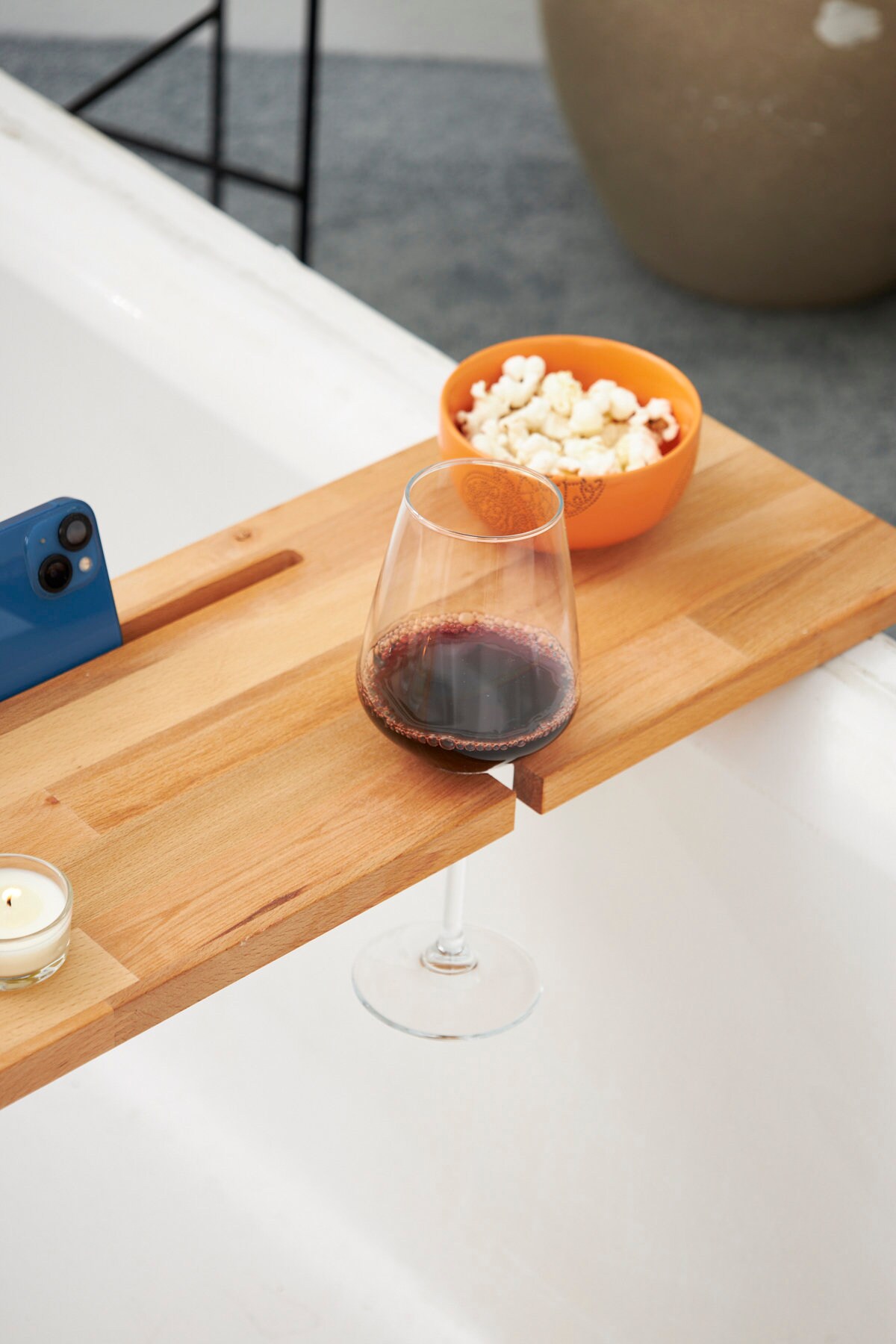 Solid Wood Bathtub Tray & Bath Organizer L3 - Etsy
