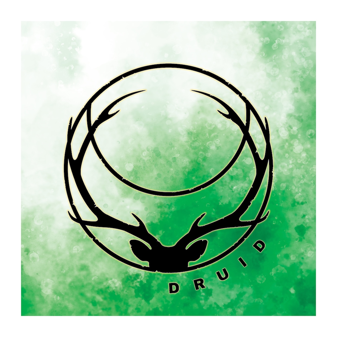 D&D Druid Digital Print Dungeons and Dragons Class Symbol | Etsy