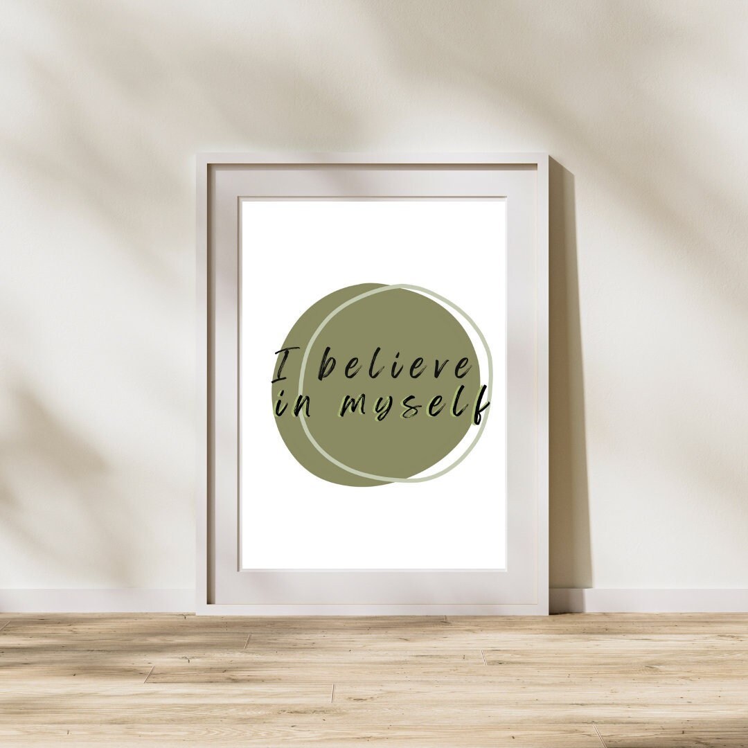 Printable Daily Positive Affirmations for Manifesting i Believe in ...