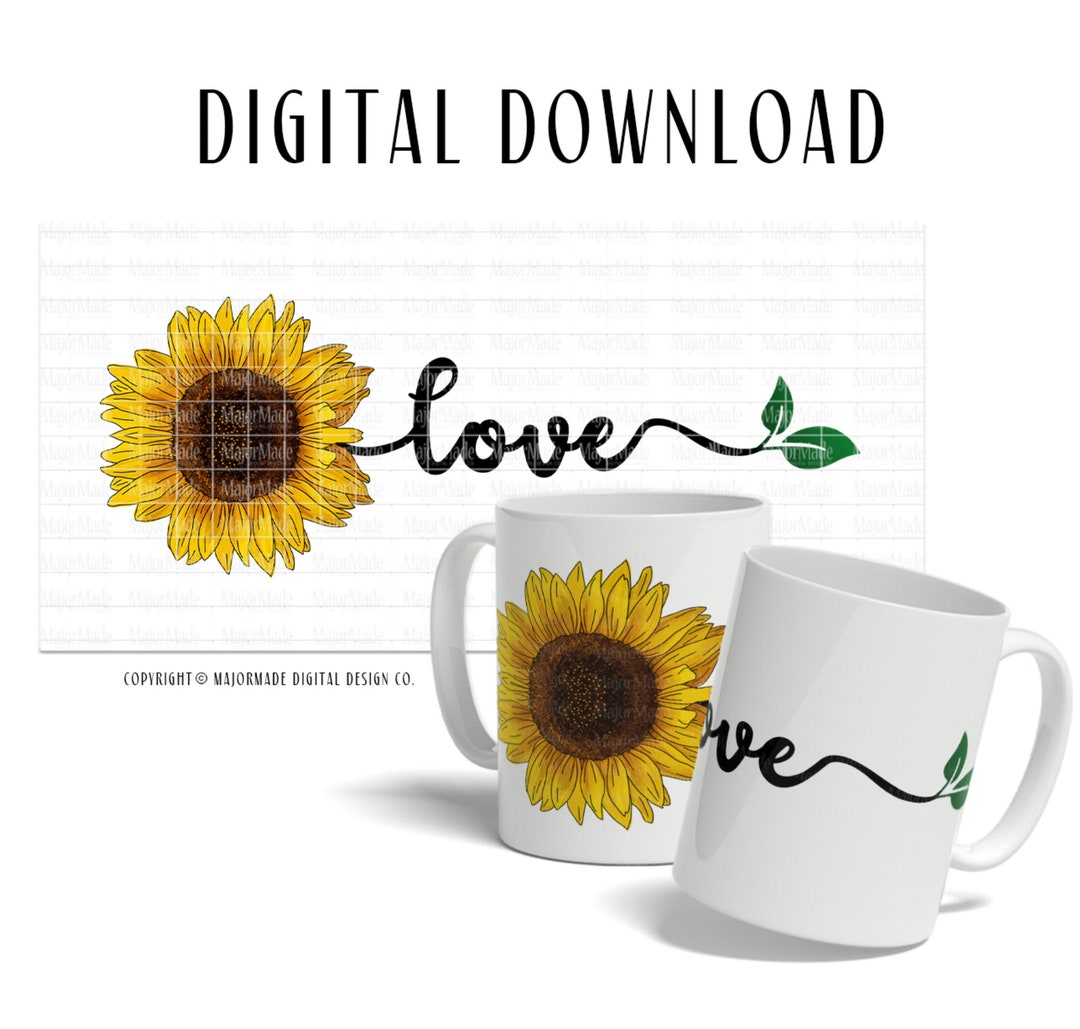 Love | Mug Design | PNG | Sublimation Design | Digital Download | Mug ...