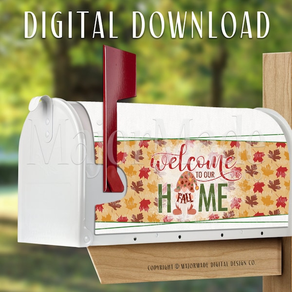 Mailbox Cover Template - Etsy