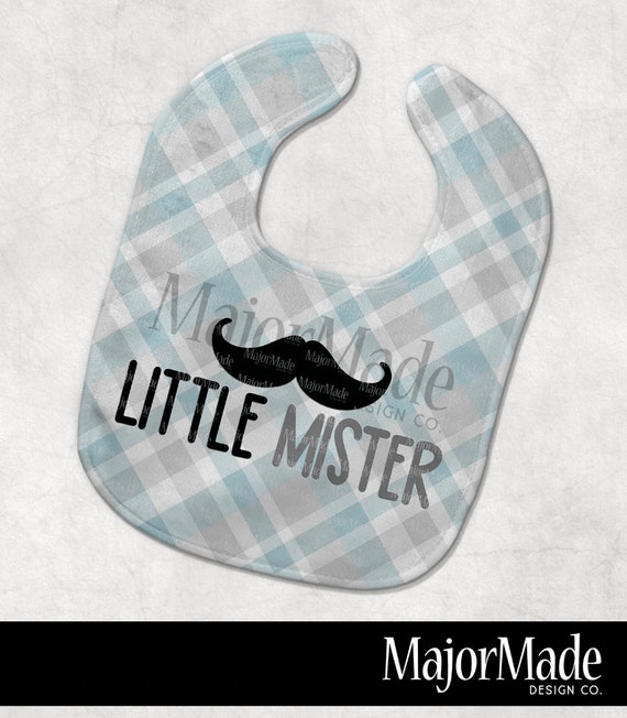 Little Mister Baby Bib Design PNG Sublimation Design - Etsy