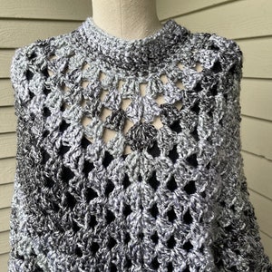 Coming Home Poncho, Scallop-edge Poncho, Martha Stewart Inspired Poncho ...