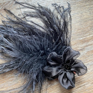 Ostrich Feather Hair Etsy UK