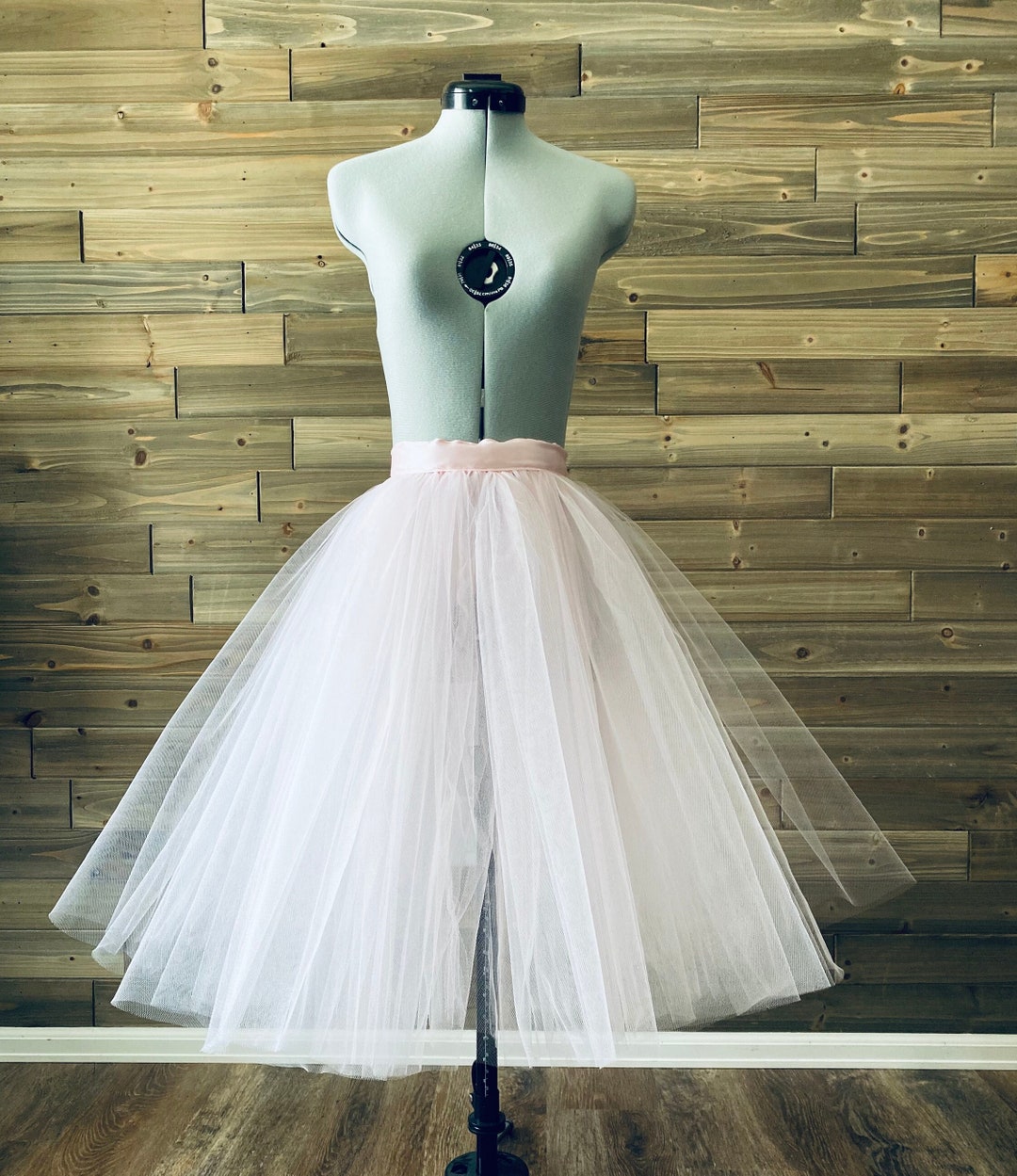 Romantic Ballet Tutu Practice Tutu Double Layer Tulle in Light Pink or ...