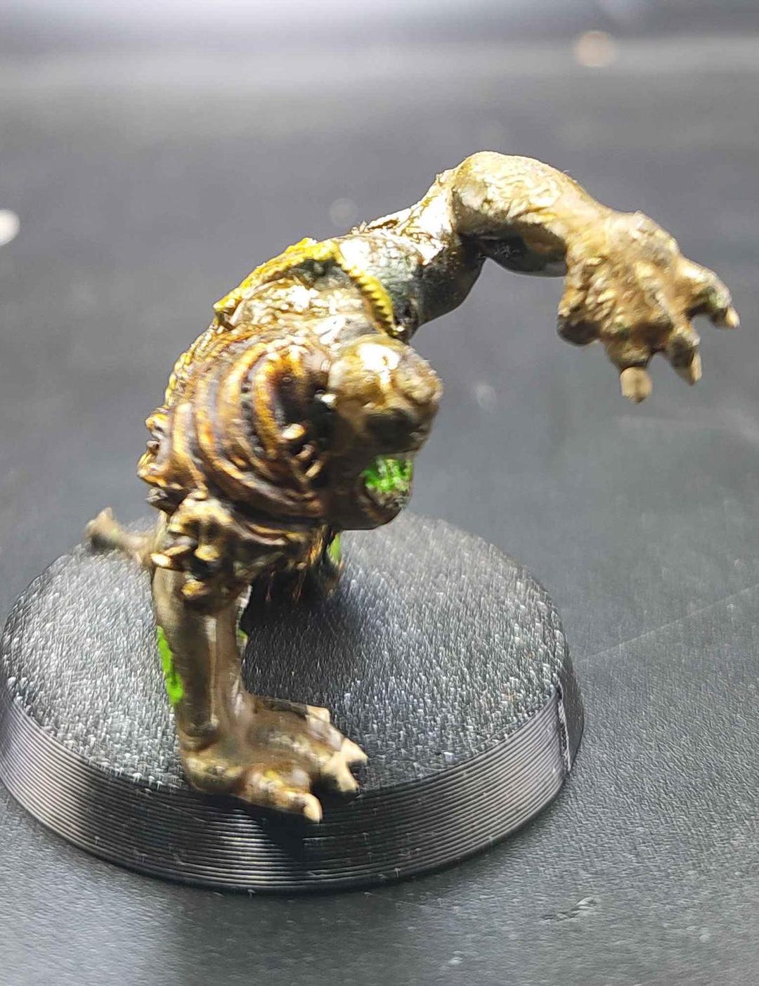 Rotten Acid Zombie Crawler Monster 3d Printed Painted Miniature - Etsy