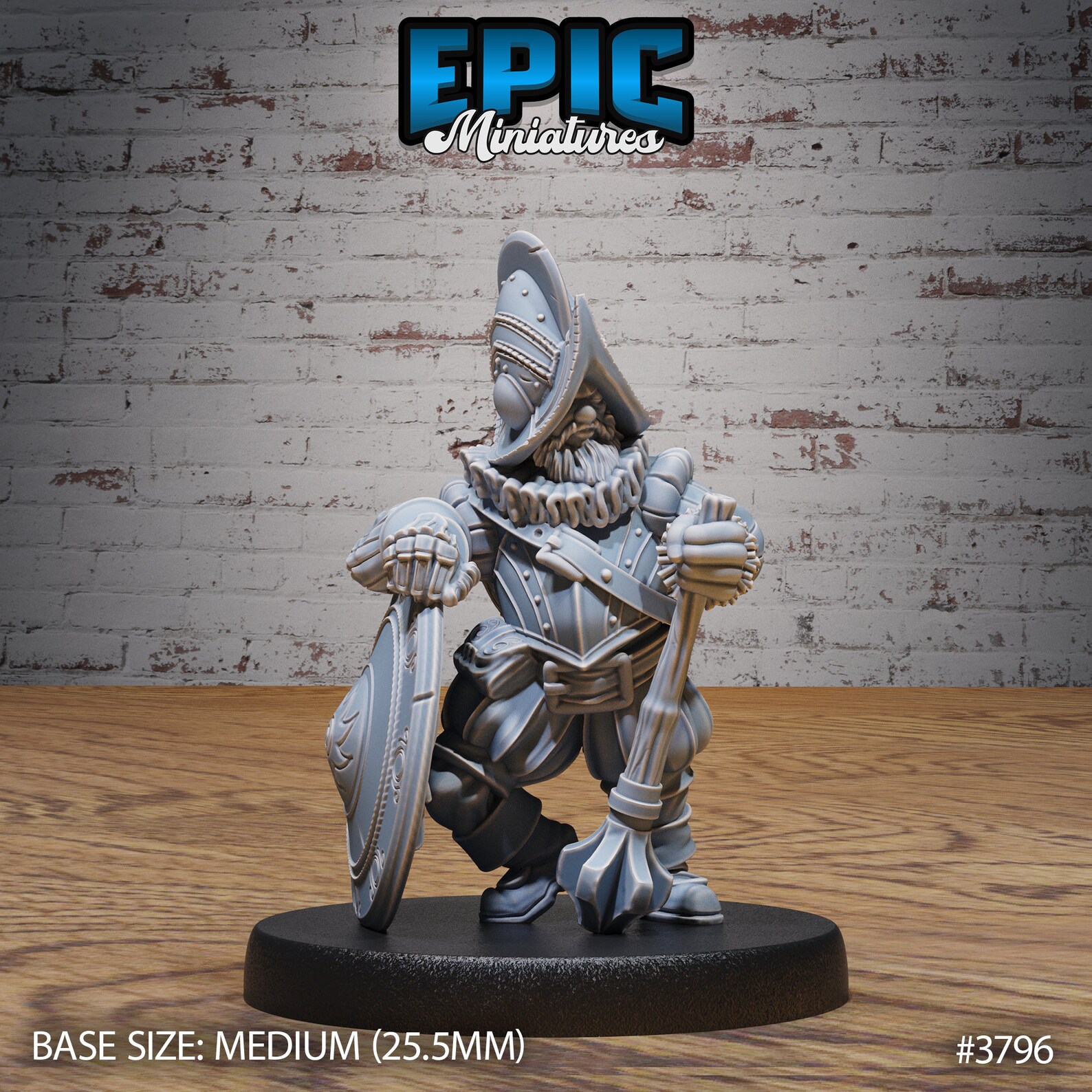 New World Invader Adventuring Party Epic Miniatures 3d Printed ...