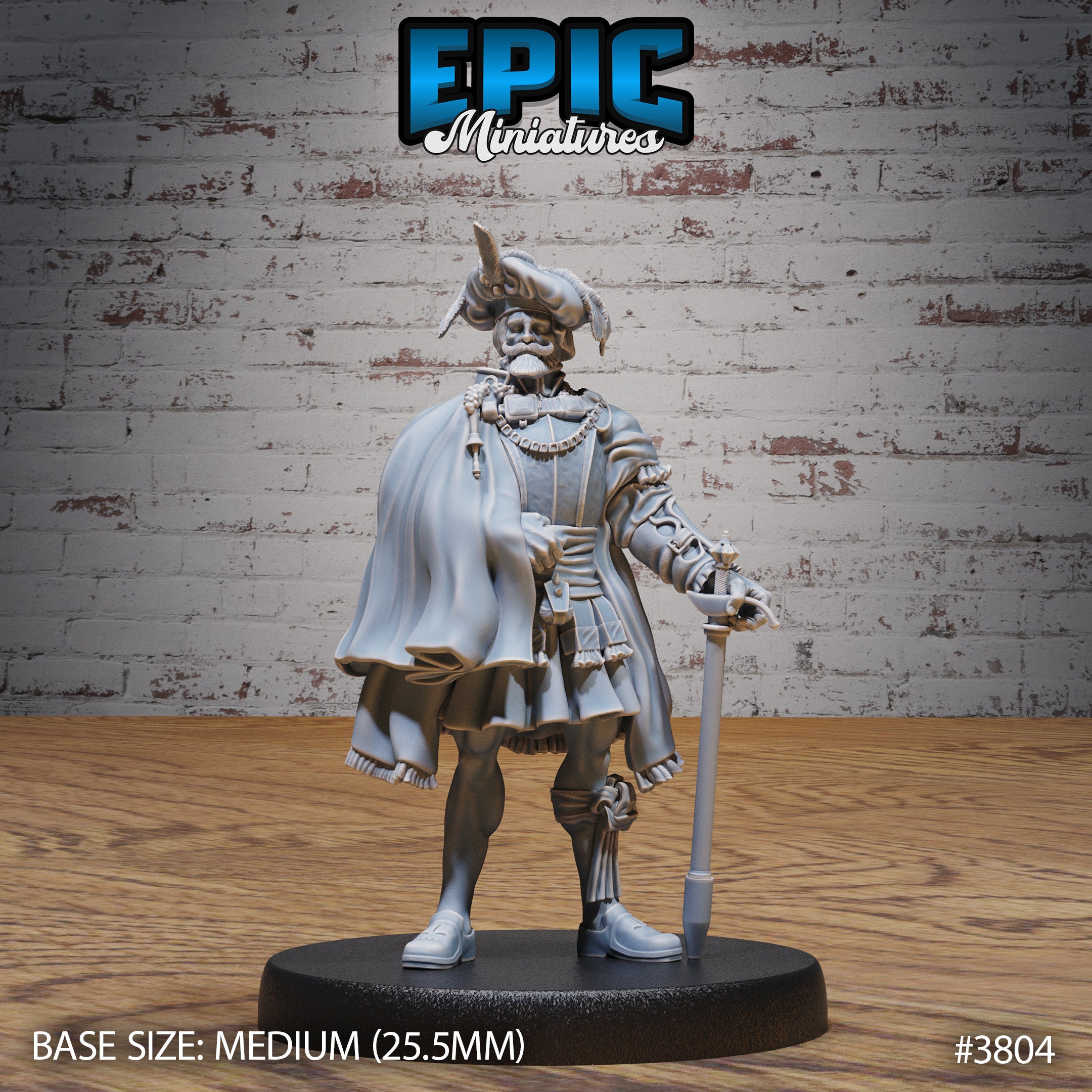 New World Invader Adventuring Party Epic Miniatures 3d Printed ...
