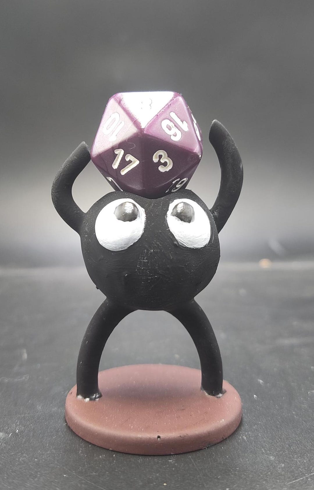 Soot Sprite Dice Holder 3d Printed Painted Miniature - Etsy
