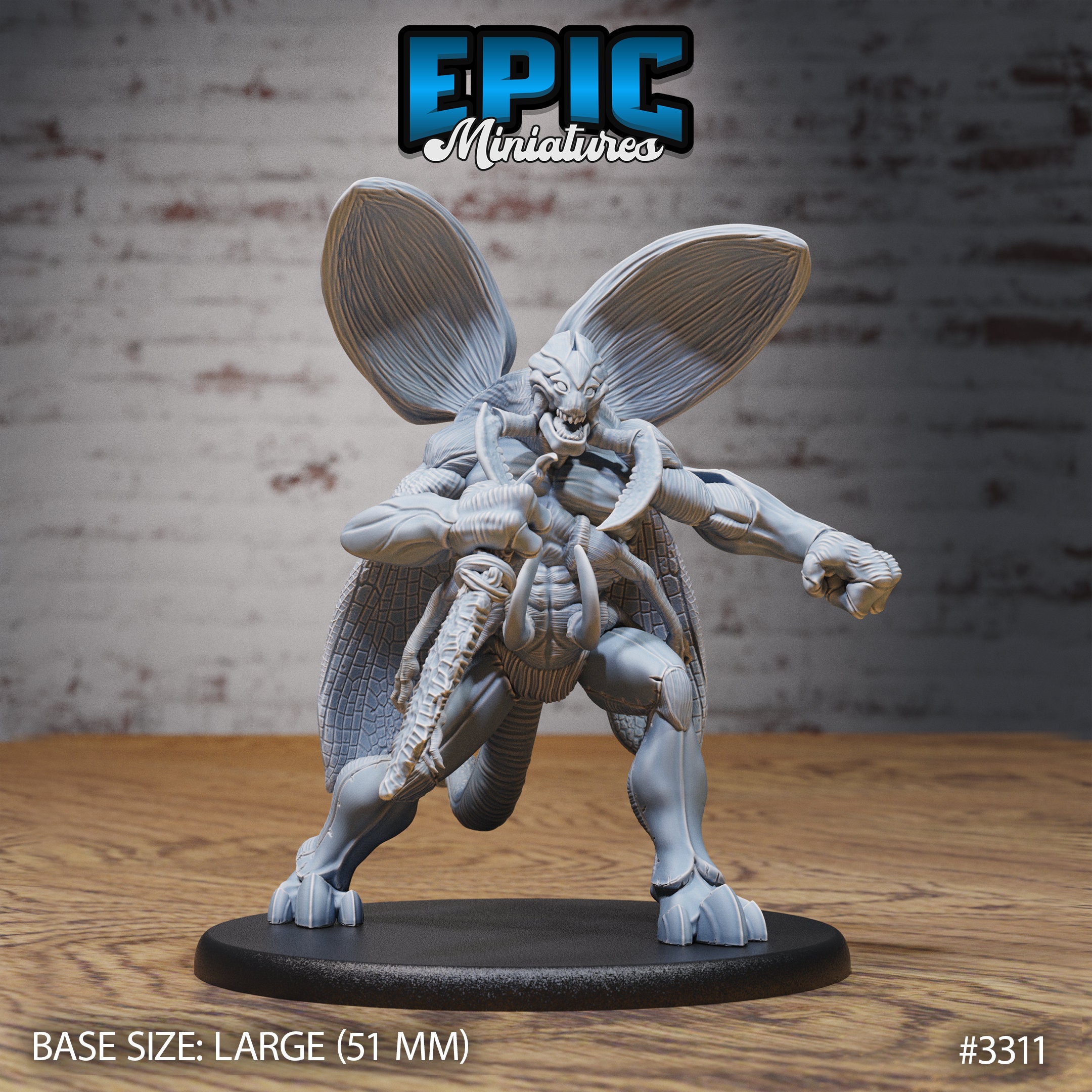 Trox Insect Hulk Monstrous Humanoid Epic Miniatures 3d - Etsy