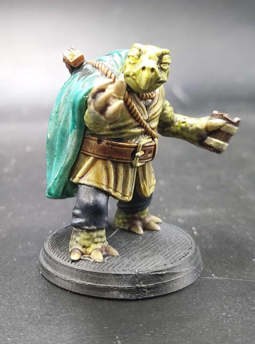Tortle Galapa Turtle Bard Patron Adventurer 3d Printed Painted ...