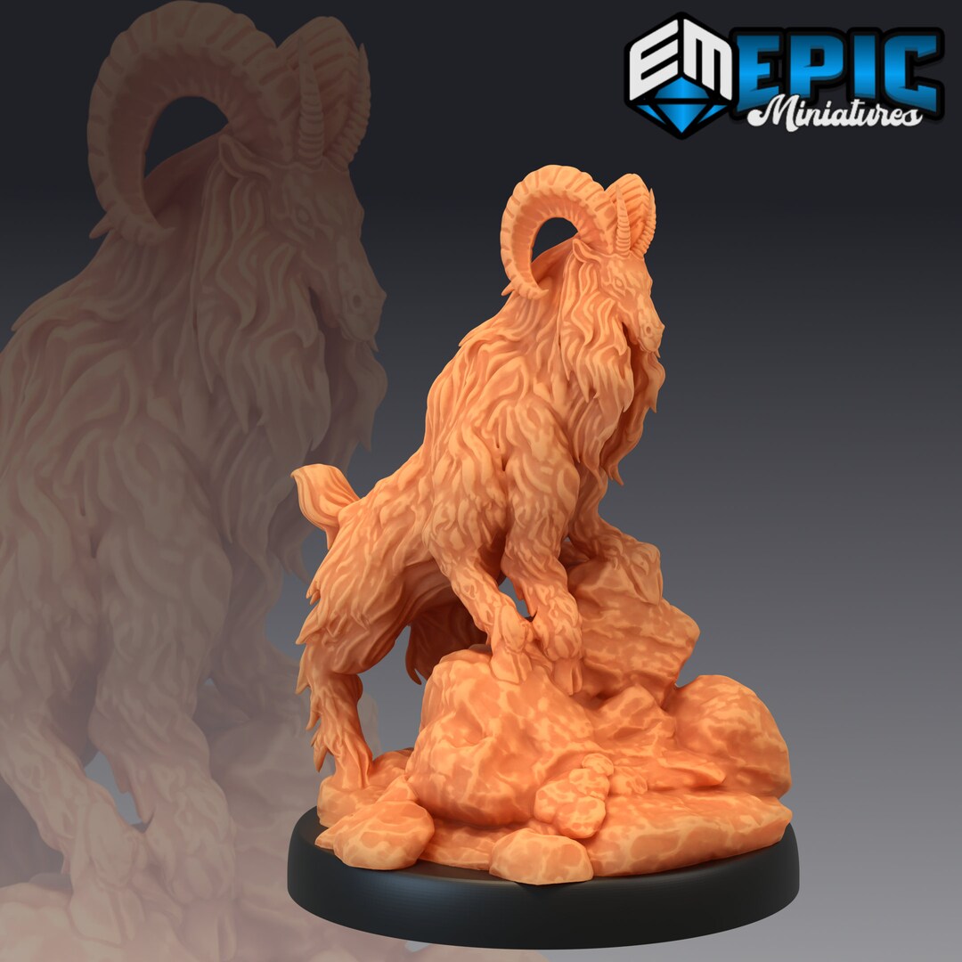 Guide Ram Epic Miniatures 3d Printed Monster - Etsy