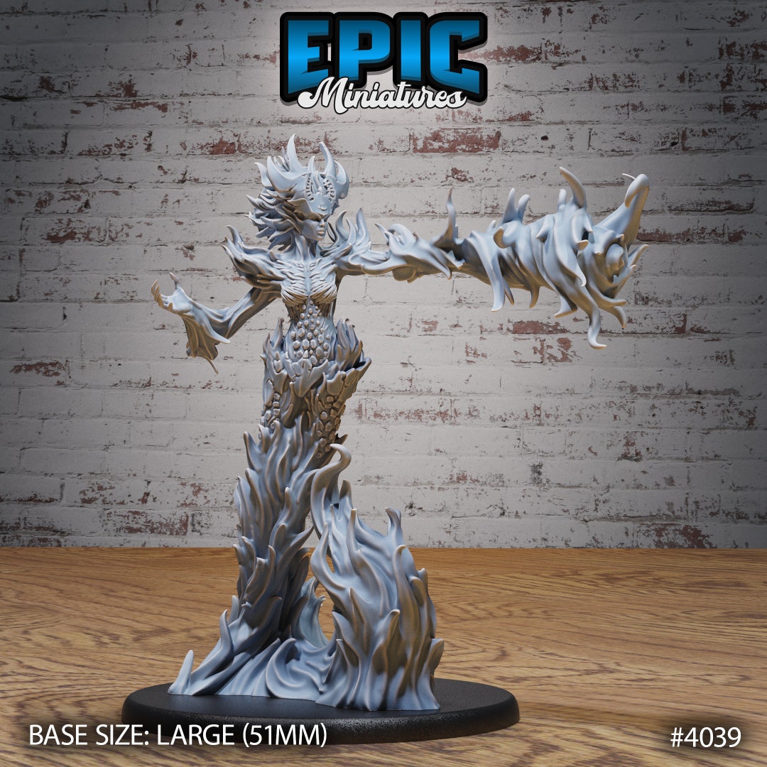 Elemental Quartet Epic Miniatures 3d Printed Monster - Etsy