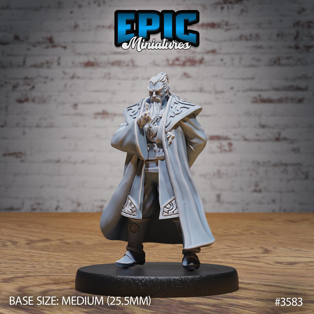Swordmaster Ninja Catfolk Epic Miniatures 3d Printed Characters - Etsy