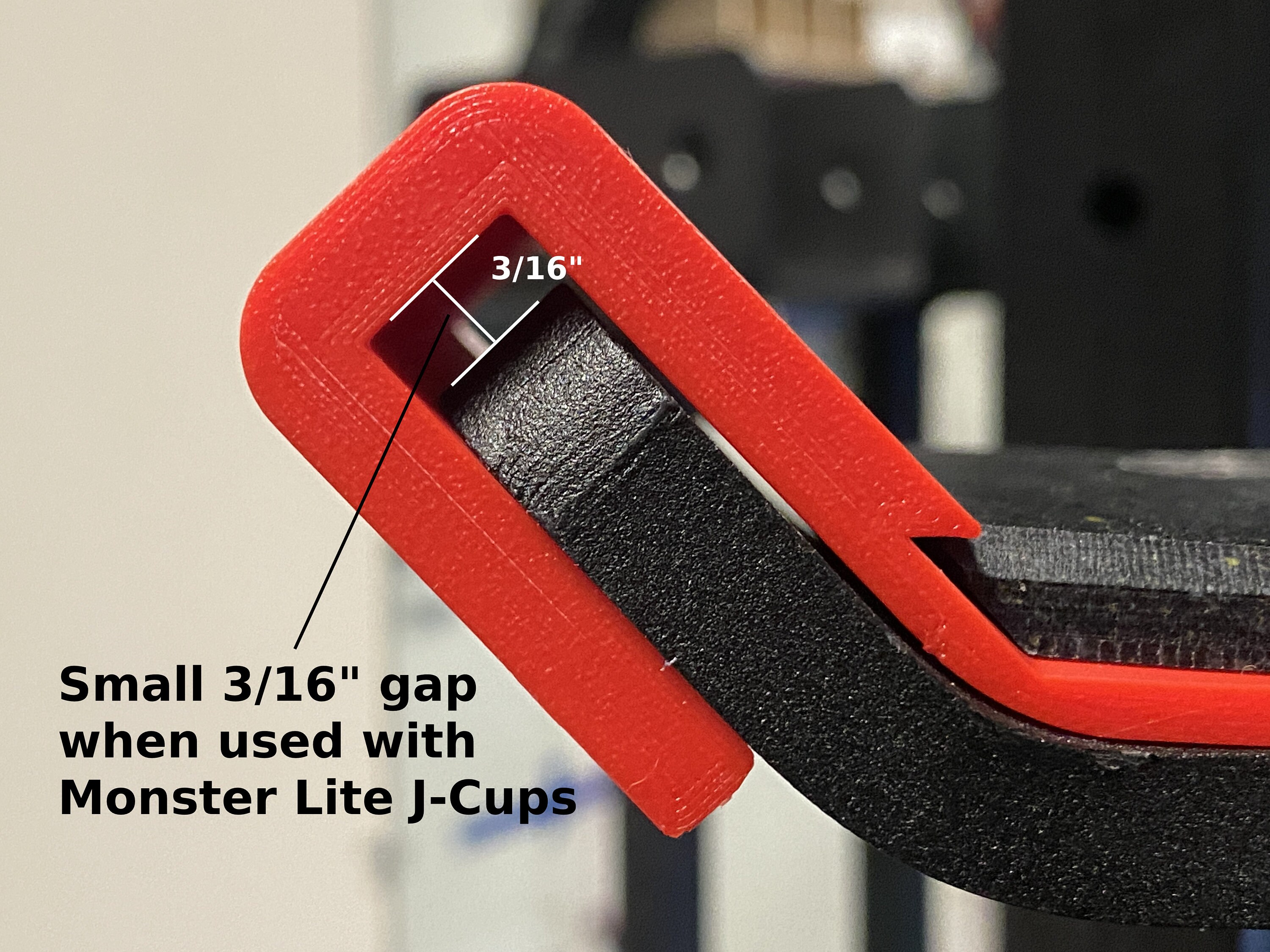 Rogue Fitness Monster / Monster Lite J-cup Barbell Protectors (PETG ...