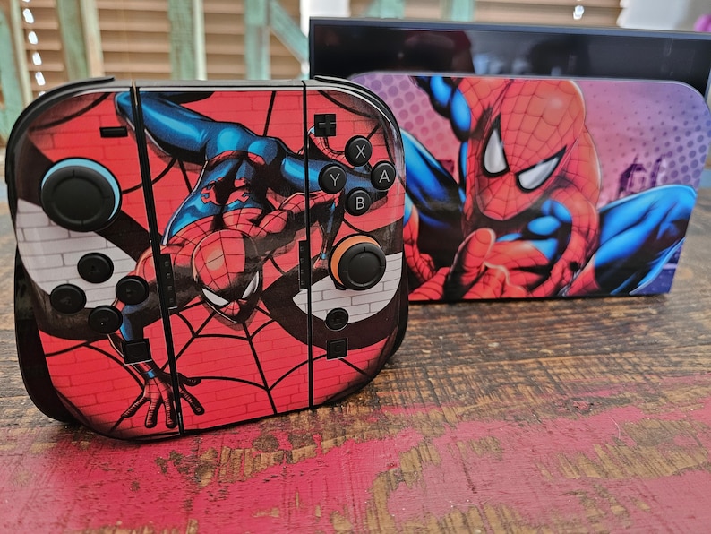 Skin Vinyl Decal "spidey Power" for Nintendo Switch 1 Switch 2 Game ...