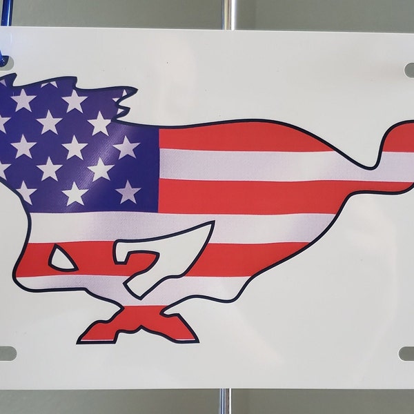 Mustang License Plate - Etsy