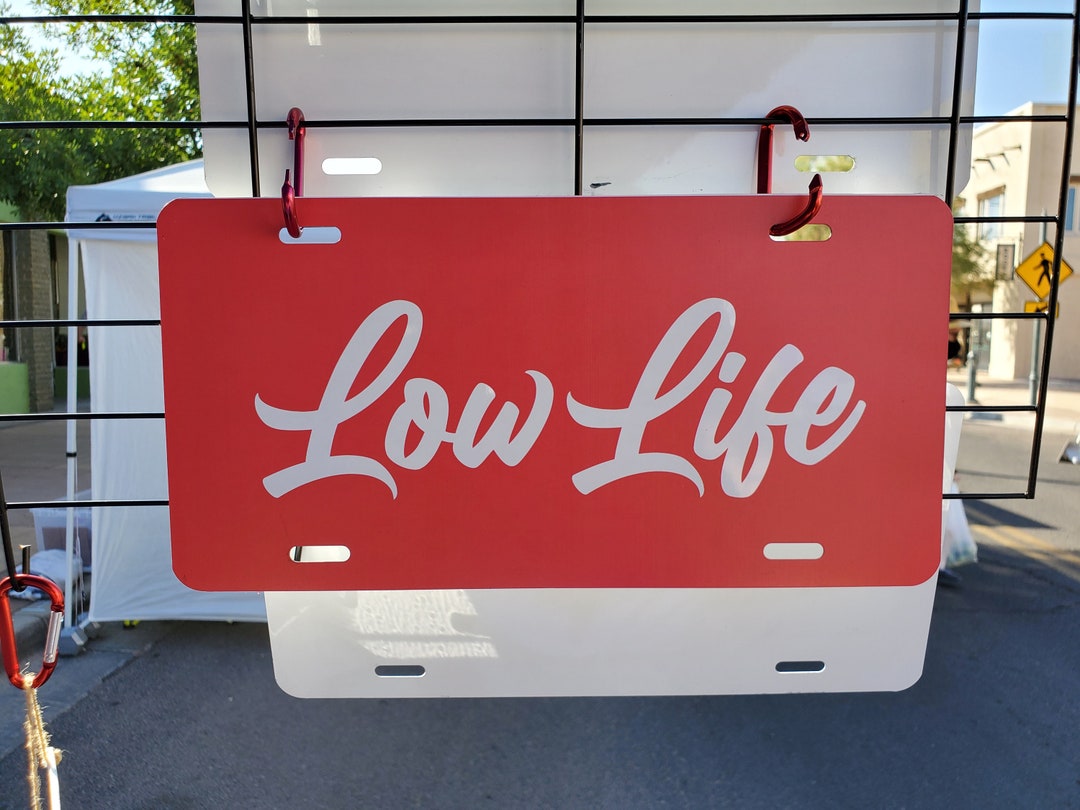 Low Life License Plate - Etsy
