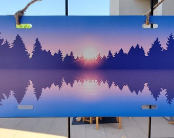 Pine Tree License Plate - Etsy