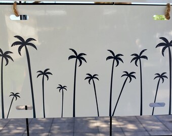 Palm Tree License Plate Frame - Etsy