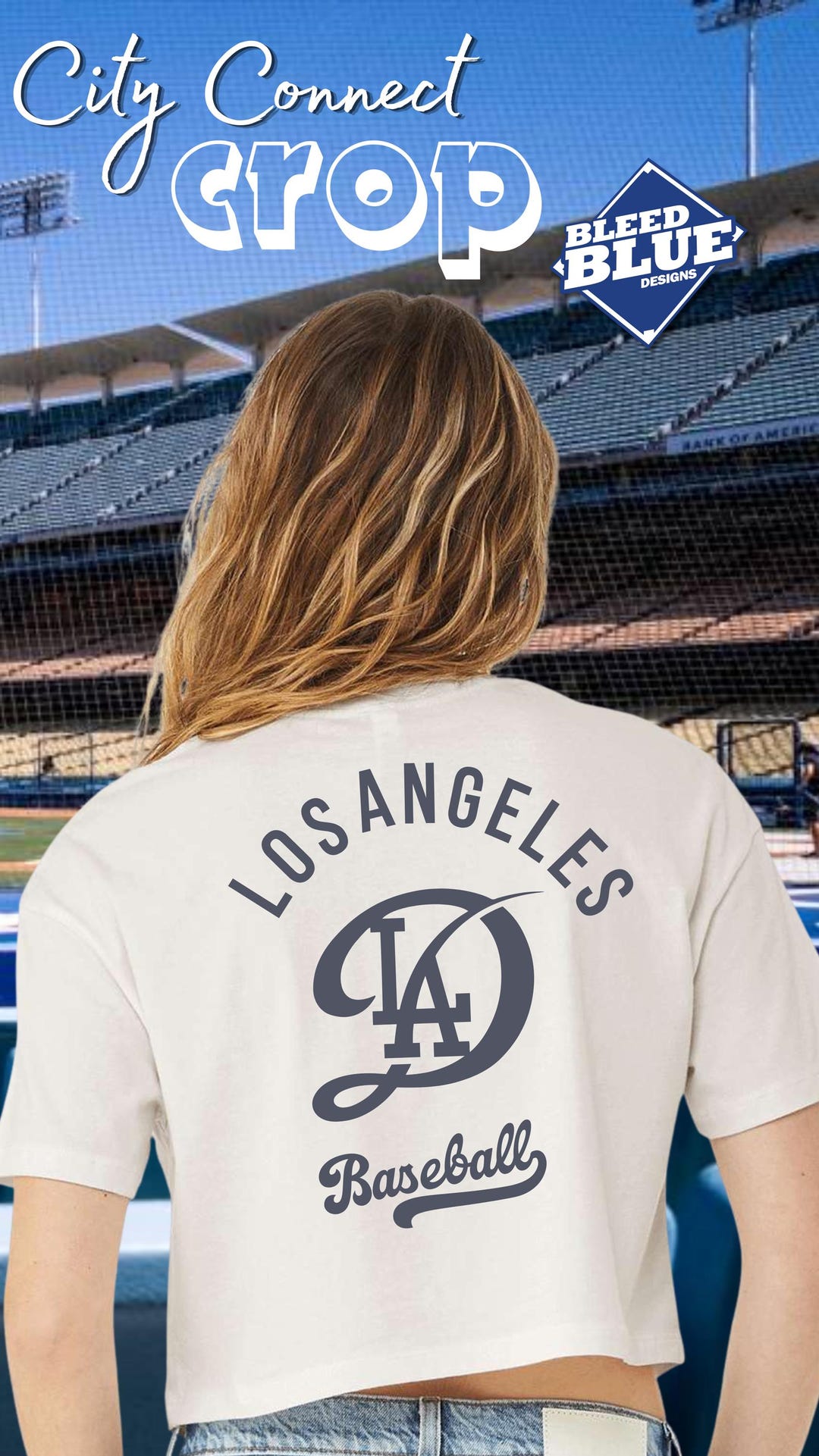 LAD - #ITFDB City Connect Cropped Tee (available in Crop and Mid Length ...