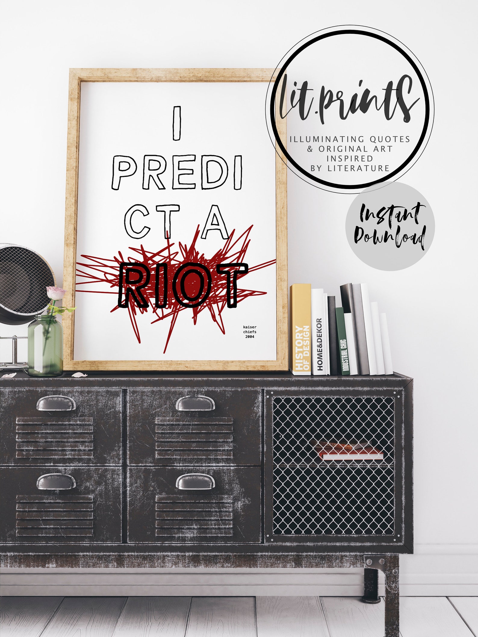 I Predict A Riot. Music, Lyrics, Quote, Home Decor, Wall Art, Art ...
