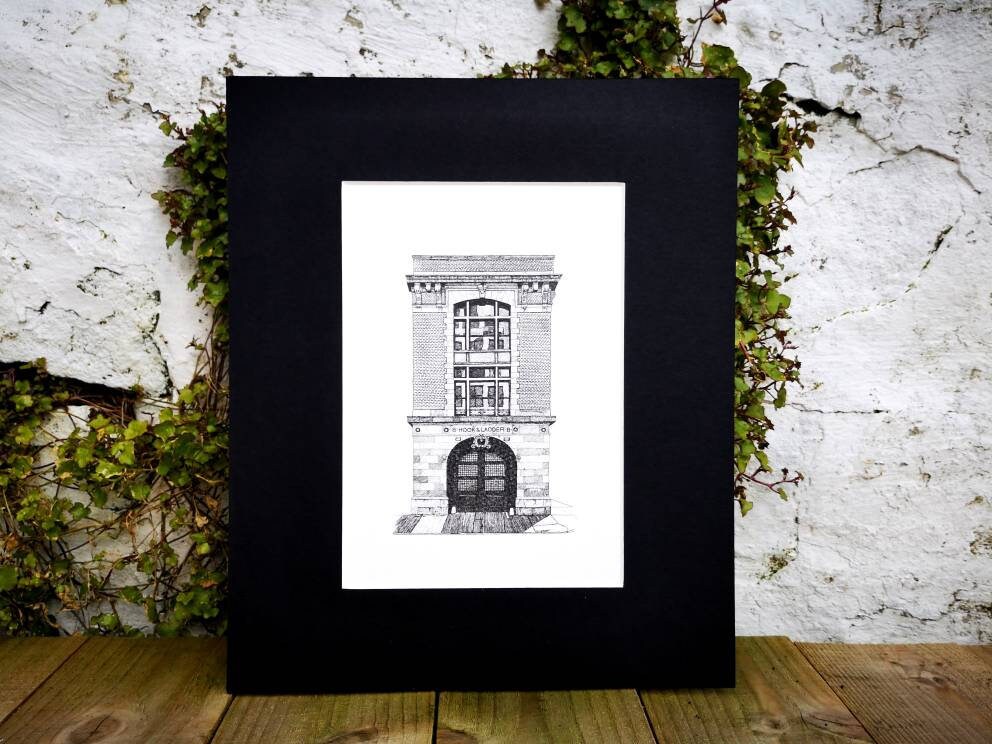 Ghostbusters Firehouse Print - Etsy