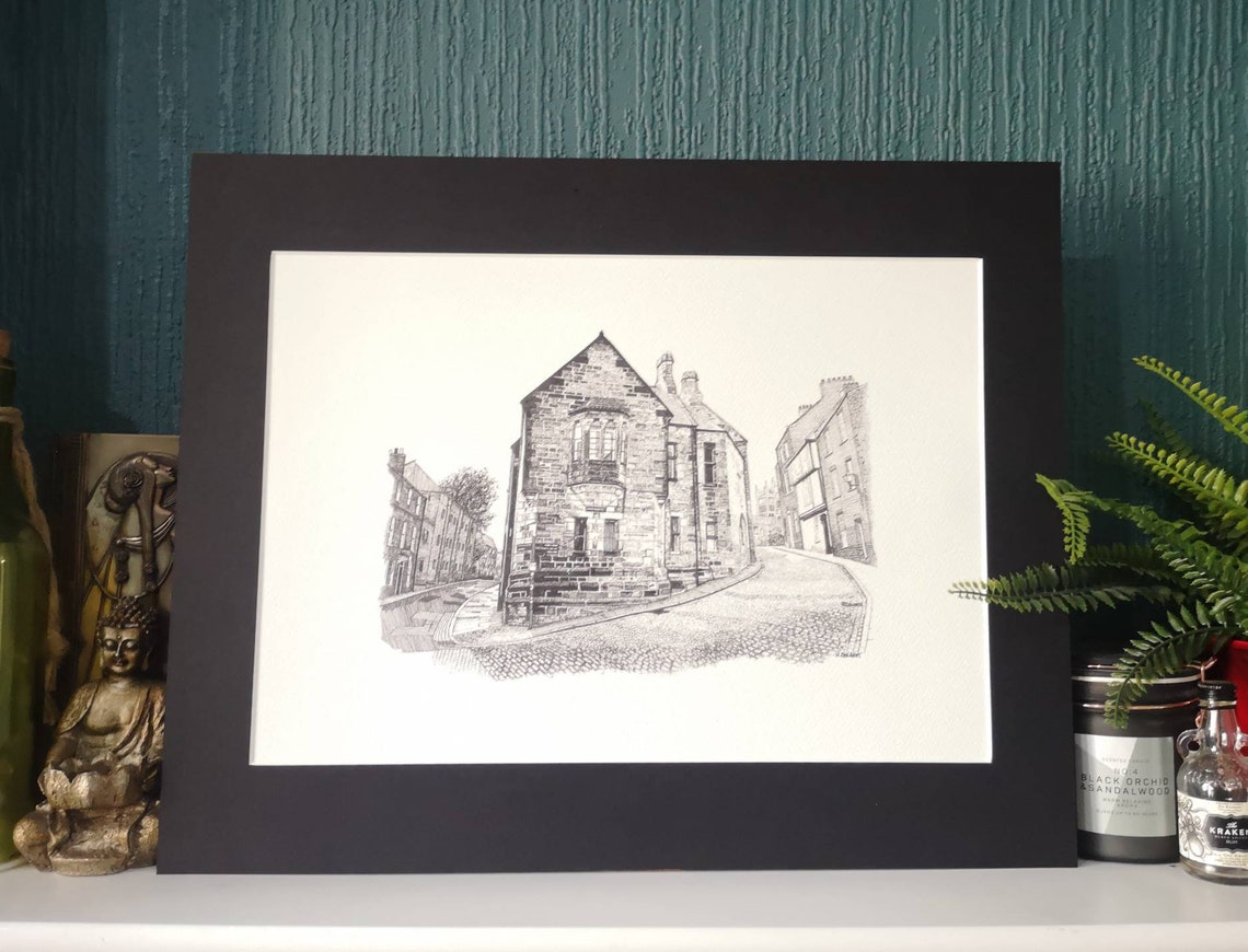 Durham City Print The Bailey and Owengate | Etsy